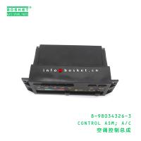 China 8-98034326-3 CONTROL ASM; A/C suitable for ISUZU CYZ51 6WF1 8980343263 for sale