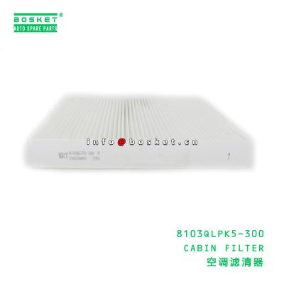 China 8103QLPK5-300 CABIN FILTER suitable for ISUZU 8103QLPK5300 for sale