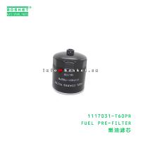 China 1117031-T60PR FUEL PRE-FILTER suitable for ISUZU 1117031T60PR for sale