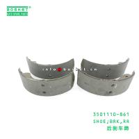 China 3501110-861 SHOE;BRK,RR suitable for ISUZU NKR 600P 3501110861 for sale