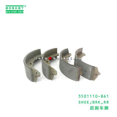 China 3501110-861 SHOE;BRK,RR suitable for ISUZU NKR 600P 3501110861 for sale