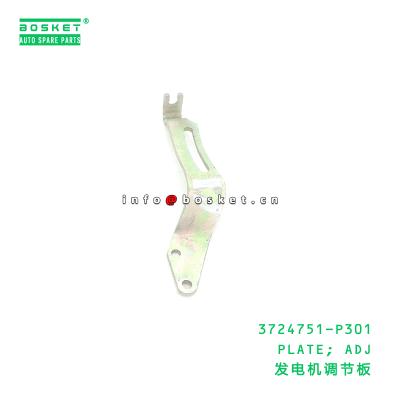 China 3724751-P301 PLATE; ADJ suitable for ISUZU NPR 4HK1 3724751P301 for sale