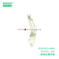 China 3724751-P301 PLATE; ADJ suitable for ISUZU NPR 4HK1 3724751P301 for sale