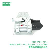 China 5205070-CYZ14 MOTOR ASM; FRT WINDSHIELD WIPER suitable for ISUZU FVR34 6HK1 5205070CYZ14 for sale