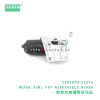 China 5205070-CYZ14 MOTOR ASM; FRT WINDSHIELD WIPER suitable for ISUZU FVR34 6HK1 5205070CYZ14 for sale