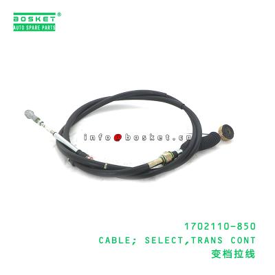 China 1702110-850 Transmission Control Cable Suitable for ISUZU NKR with 3 Months Warranty for sale