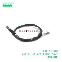 China 1702110-850 Transmission Control Cable Suitable for ISUZU NKR with 3 Months Warranty for sale