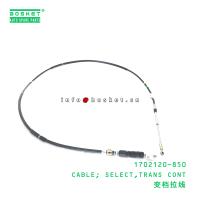 China 1702120-850 Transmission Control Cable for ISUZU NKR 4JB1 with 3 Months Warranty for sale