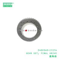 China 2402240-CYZ14 Gear Set Final Drive Gear for ISUZU 2402240CYZ14 with 3 Months Warranty for sale