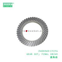 China 2402240-CYZ14 Gear Set Final Drive Gear for ISUZU 2402240CYZ14 with 3 Months Warranty for sale