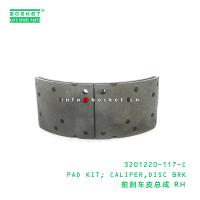 China ISUZU FVR34 VC46 6UZ1 Disc Brake Pad Kit with 3 Months Warranty and 15-20 Days Delivery for sale