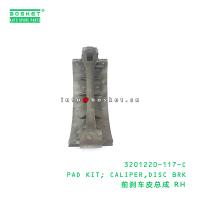 China ISUZU FVR34 VC46 6UZ1 Disc Brake Pad Kit with 3 Months Warranty and 15-20 Days Delivery for sale
