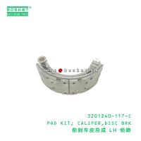 China ISUZU FVR34 VC46 6UZ1 Brake Pad Kit with 3 Months Warranty and Neutral Box Packaging for sale