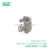 China ISUZU FVR34 VC46 6UZ1 Brake Pad Kit with 3 Months Warranty and Neutral Box Packaging for sale