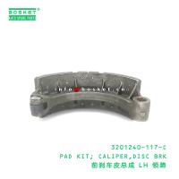 China ISUZU FVR34 VC46 6UZ1 Brake Pad Kit with 3 Months Warranty and Neutral Box Packaging for sale