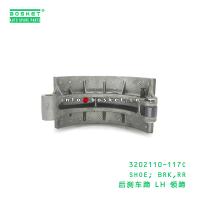 China 3202110-117C ISUZU FVR33 VC46 6UZ1 Rear Brake Shoe with 3 Months Warranty for sale
