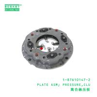 China 1-87610147-2 PLATE ASM; PRESSURE,CLU suitable for ISUZU FSS 1876101472 for sale