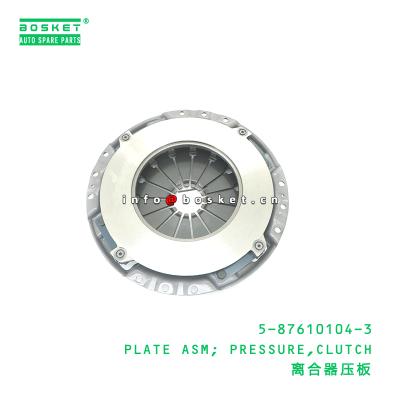 China 5-87610104-3 PLATE ASM; PRESSURE,CLUTCH suitable for ISUZU NPR 4HK1 5876101043 for sale
