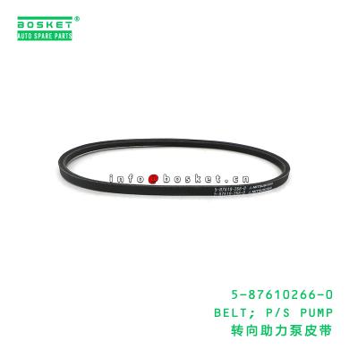 China 5-87610266-0 BELT; P/S PUMP suitable for ISUZU NKR 4JB1 5876102660 for sale