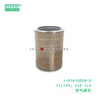 China 1-87610058-0 FILTER; AIR CLE suitable for ISUZU FVR34 6HK1 1876100580 for sale