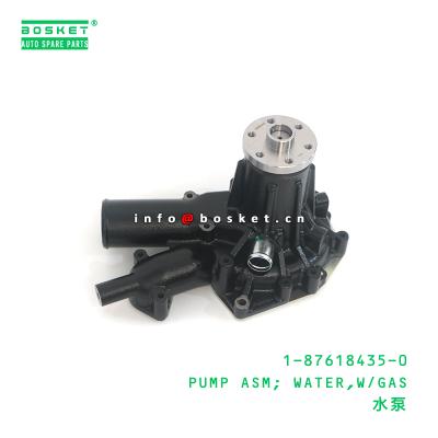China 1-87618435-0 PUMP ASM; WATER,W/GAS suitable for ISUZU 6HK1 1876184350 for sale