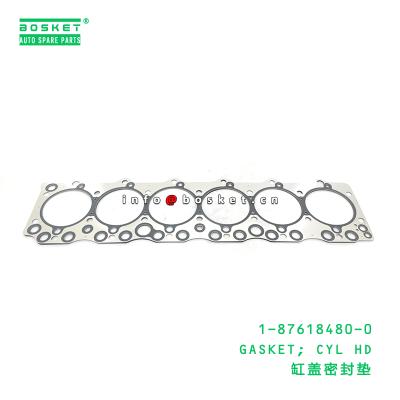China 1-87618480-0 GASKET; CYL HD suitable for ISUZU FSR12 6BG1 1876184800 for sale