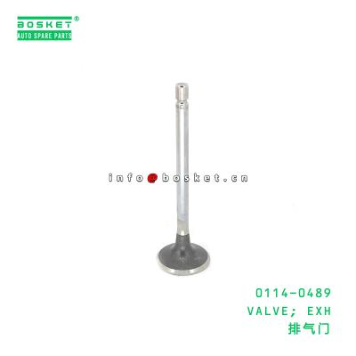 China 0114-0489 VALVE; EXH suitable for ISUZU NPR 4HE1 4HF1 01140489 for sale