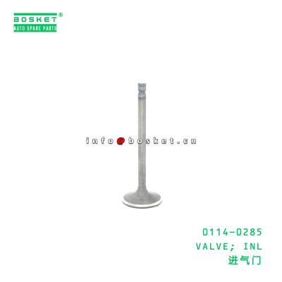 China 0114-0285 VALVE; INL suitable for ISUZU NHR 4JB1 01140285 for sale