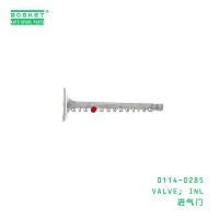 China 0114-0285 VALVE; INL suitable for ISUZU NHR 4JB1 01140285 for sale