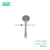 China 0114-0286 VALVE; EXH suitable for ISUZU NHR 4JB1 01140286 for sale