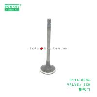 China 0114-0286 VALVE; EXH suitable for ISUZU NHR 4JB1 01140286 for sale