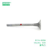 China 0114-0286 VALVE; EXH suitable for ISUZU NHR 4JB1 01140286 for sale