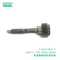 China 1-33211827-1 SHAFT; TOP GEAR,TRANS suitable for ISUZU FRR35 6HL1 1332118271 for sale