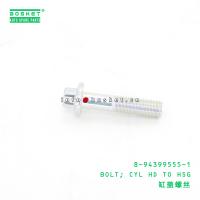 China 8-94399555-1 BOLT; CYL HD TO HSG suitable for ISUZU FVR34 6HK1 4HK1 4HF1 8943995551 for sale