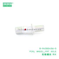 China 8-94383436-3 Front Axle Wheel Pin for ISUZU NPR NKR 600P 4KH1 Wheel Pin 1PCS for sale