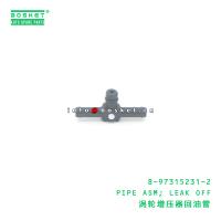 China Leak Off Pipe Assembly 8-97315231-2 8973152312 OEM Reference for ISUZU 4JJ1 Engine Compatible Fuel Leak Off Pipe for sale