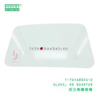 China 1-76168024-2 GLASS; RR QUARTER suitable for ISUZU CXZ81 10PE1 1761680242 for sale