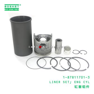 China 1-87811701-3 LINER SET; ENG CYL suitable for ISUZU FVR32 6HE1T 1878117013 for sale