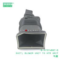 China 8-97374887-0 Blower Duct ISUZU 8973748870 Blower Unit to Heater Unit for Isuzu Truck HVAC for sale