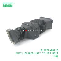 China 8-97374887-0 Blower Duct ISUZU 8973748870 Blower Unit to Heater Unit for Isuzu Truck HVAC for sale
