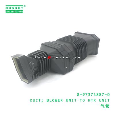 China 8-97374887-0 Blower Duct ISUZU 8973748870 Blower Unit to Heater Unit for Isuzu Truck HVAC for sale
