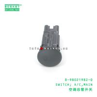 China Isuzu 8980219820 Compatible A/C Switch Main A/C Switch with 3 Months Warranty 1PCS Pack Quantity for sale
