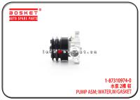 China ISUZU 6HK1-T Water Pump Assembly 1-87310974-0 1873109740 with Gasket for FRR FSR for sale