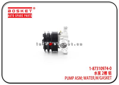 China ISUZU 6HK1-T Water Pump Assembly 1-87310974-0 1873109740 with Gasket for FRR FSR for sale