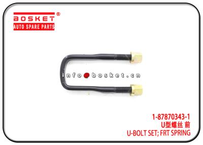 China Front Spring U-Bolt Set 1-87870343-1 1878703431 for ISUZU 6WF1 CXZ51K 2kg for sale