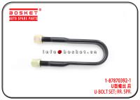 China ISUZU 10PE1 CXZ81 Rear Spring U-Bolt Set 1-87870392-1 1878703921 2.5kg Aftermarket for sale