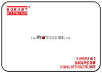 China ISUZU 5095831180 Brake Shoe Return Spring for 4BD1 NPR59 0.09kg Aftermarket for sale