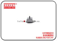 China Front Engine Foot Rubber 8970806200 587610187BVP for ISUZU 4JB1 NKR55 0.74kg for sale