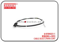 China Transmission Control Select Cable for Isuzu 4HF1 4HG1 NPR 8970942511 8972030620 for sale