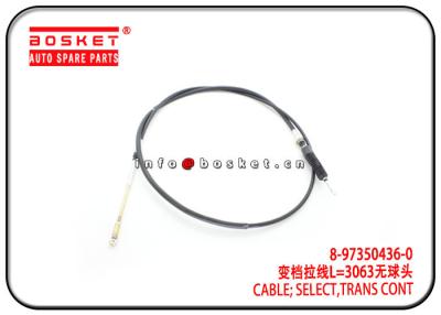 China ISUZU 4HG1 NPR MYY6P MYY5T Transmission Control Select Cable 8-97350436-0 8973504360 for sale